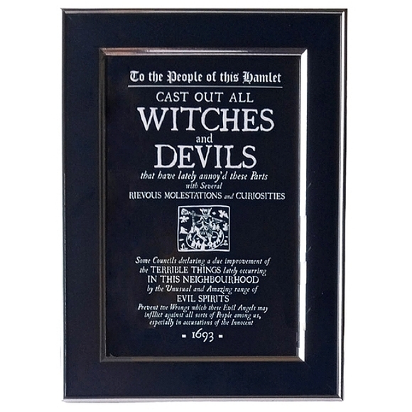 Vintage | Accents | Cast Out All Witches And Devils Rockabilly Witch ...